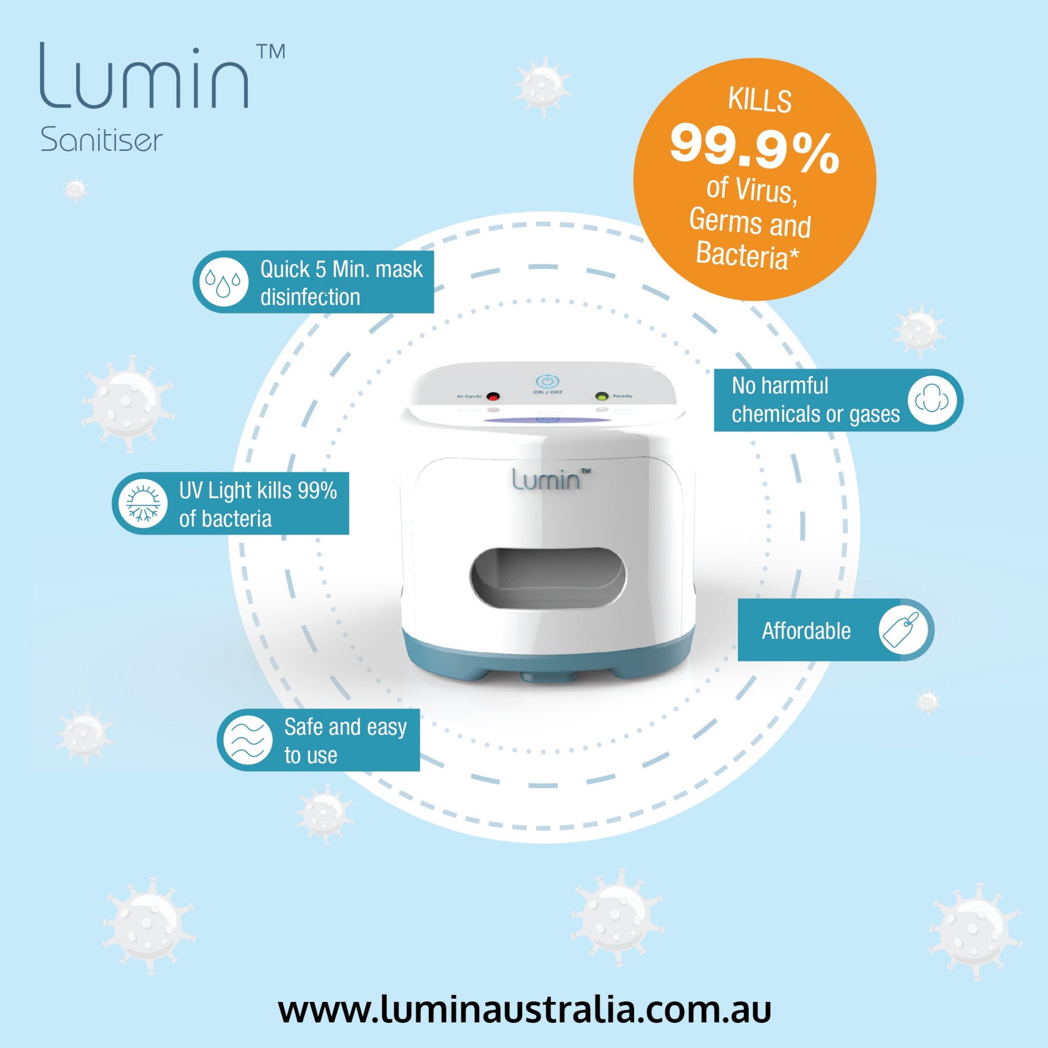 Australia’s Best CPAP Cleaner - Lumin Multipurpose Sanitiser